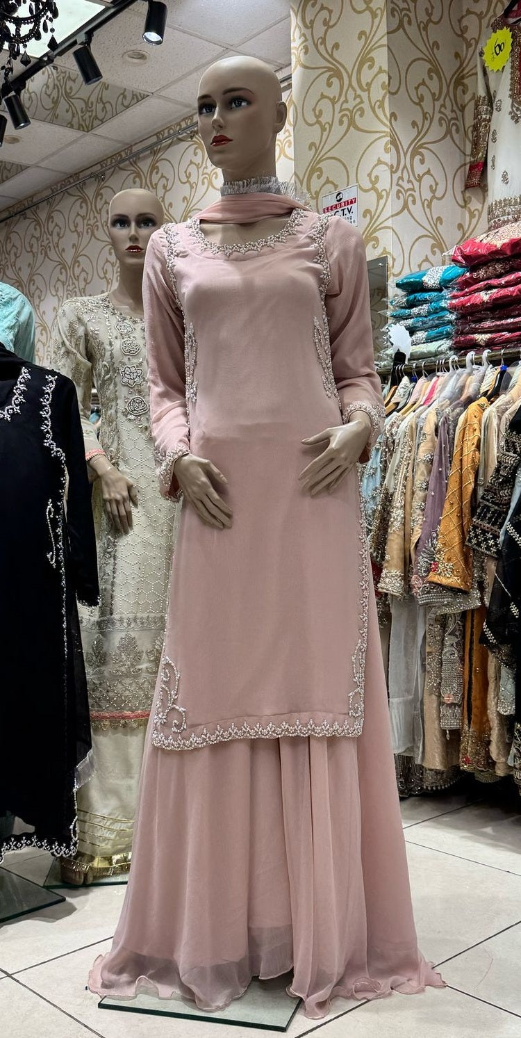 Sharbatti Pink - MHA LOOK 123 – MHA Studio UK